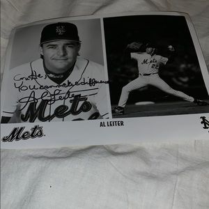 Other | Autographed Al Leiter Pics | Poshmark
